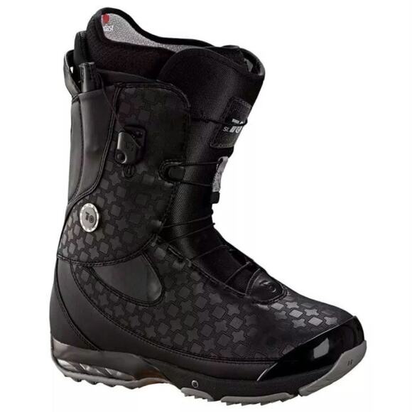 Burton | Jackets & Coats | New Burton Sl Snowboard Boots Black Leather ...